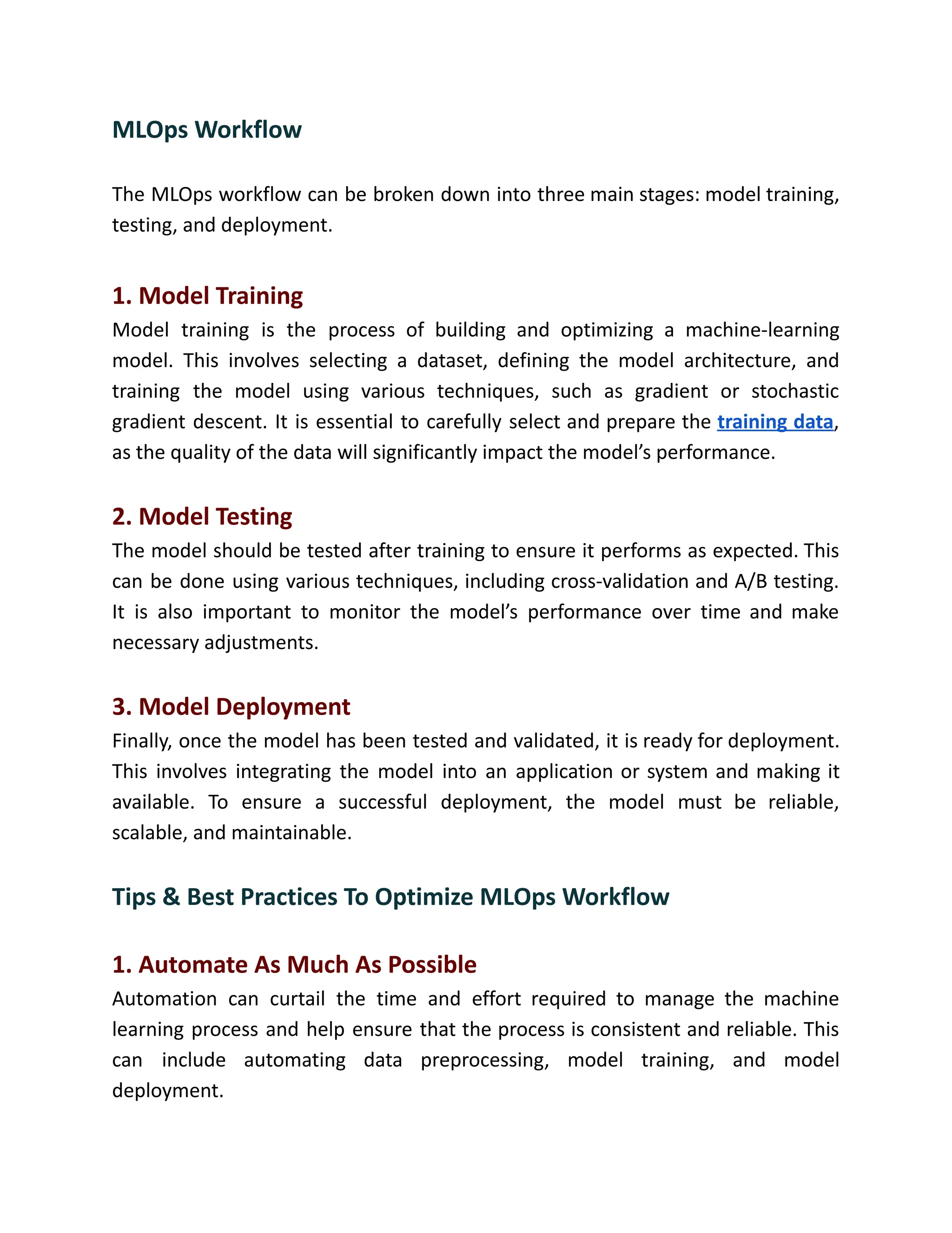 Demystifying MLOps: A Beginner's Guide To Machine Learning Operations | PDF