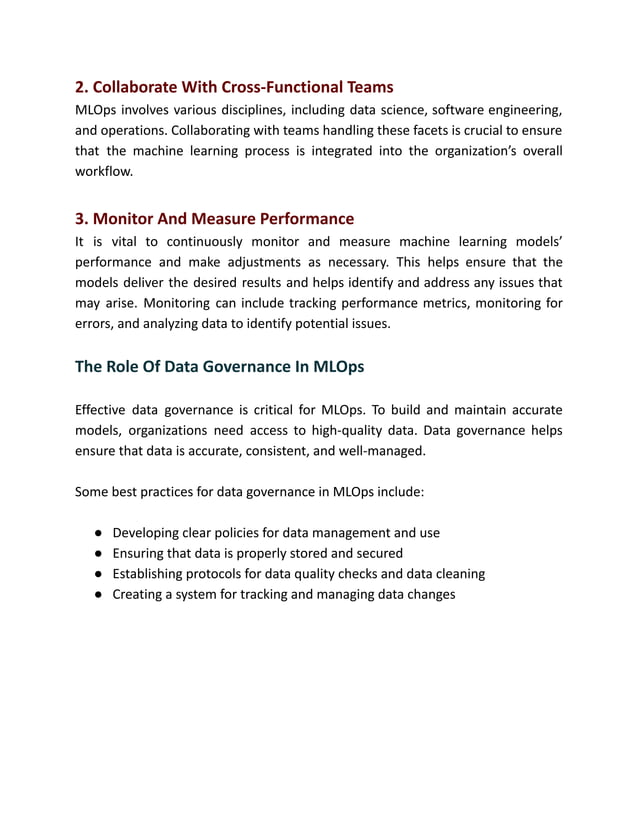 Demystifying MLOps: A Beginner's Guide To Machine Learning Operations | PDF