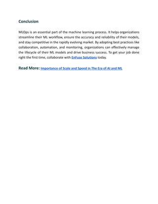 Demystifying MLOps: A Beginner's Guide To Machine Learning Operations | PDF