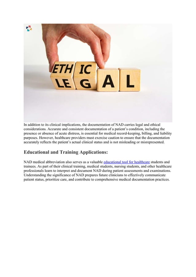 NAD Medical Abbreviation: Understanding Its Meaning and Significance in ...