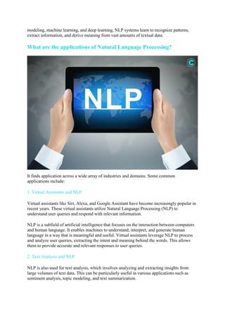 Demystifying Natural Language Processing: A Beginner’s Guide | PDF