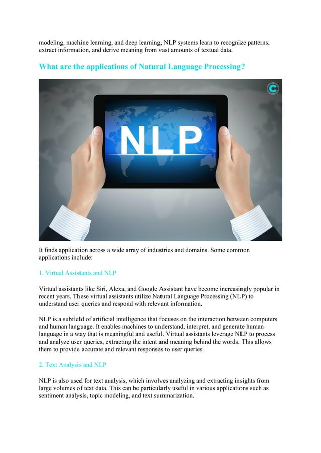 Demystifying Natural Language Processing: A Beginner’s Guide | PDF