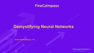 Demystifying Neural Networks And Building Cybersecurity Applications | PPT
