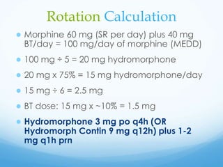 Demystifying opioid rotation calculations v1.1 | PPTX