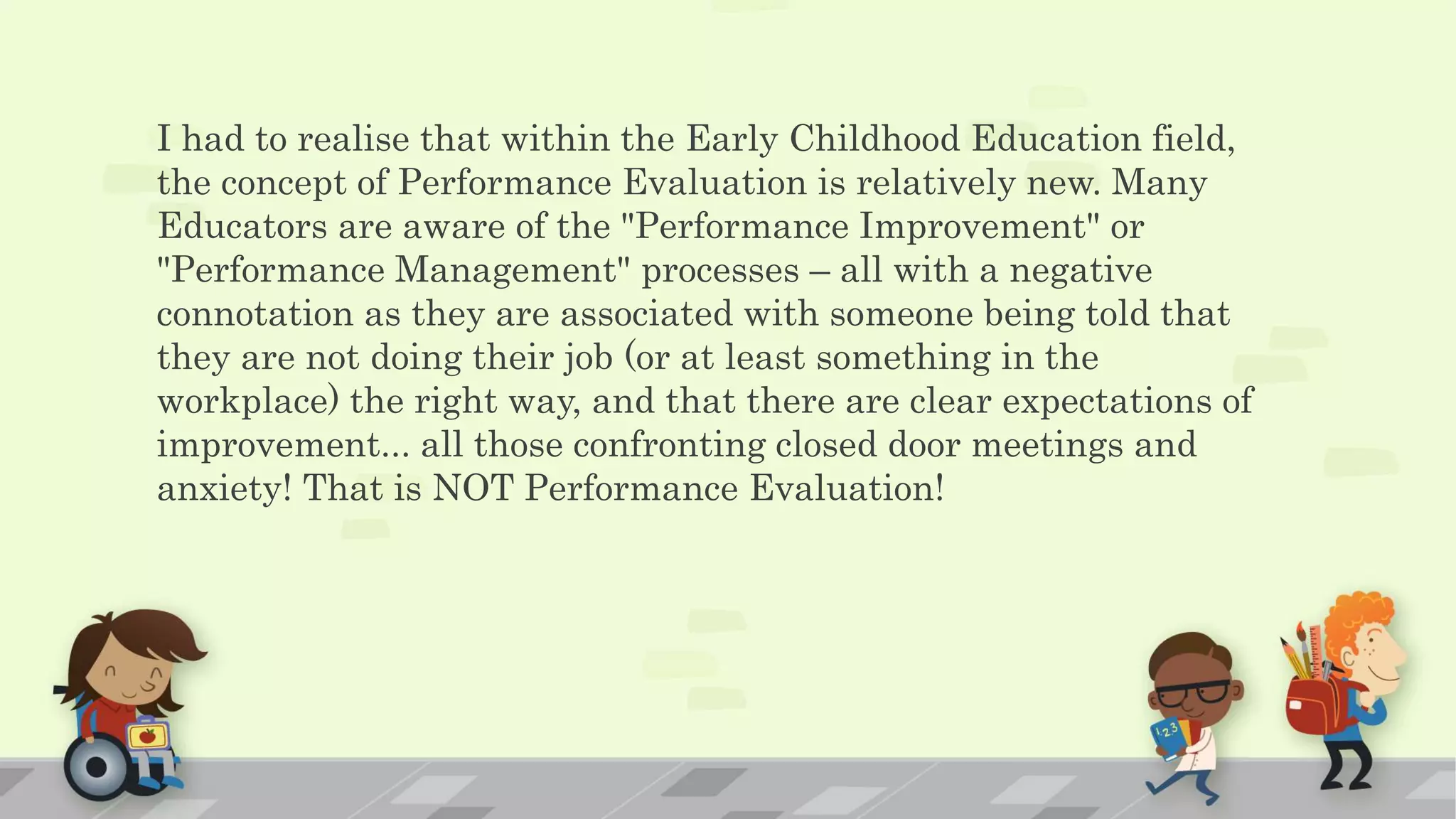 Demystifying performance evaluations... | PPTX