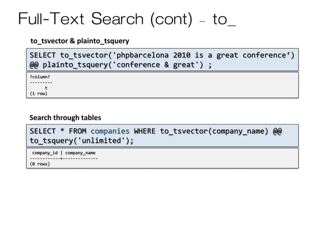 Demystifying PostgreSQL | PPT