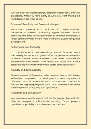 Demystifying Programming Frameworks - A Step-by-Step Guide.pdf | Web Development | Internet