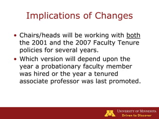 Demystifying Promotion and Tenure | PPT