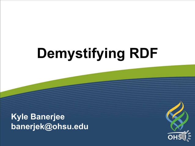 Demystifying RDF | PPT