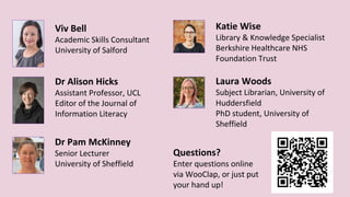 Demystifying Research - Viv Bell, Alison Hicks, Pamela McKinney, Katie ...