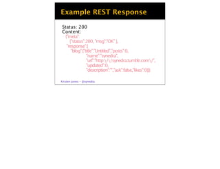 Demystifying REST - SFRails meetup | PPT