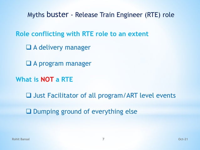 Agile Network India | De-mystifying the Role of a Release Train ...