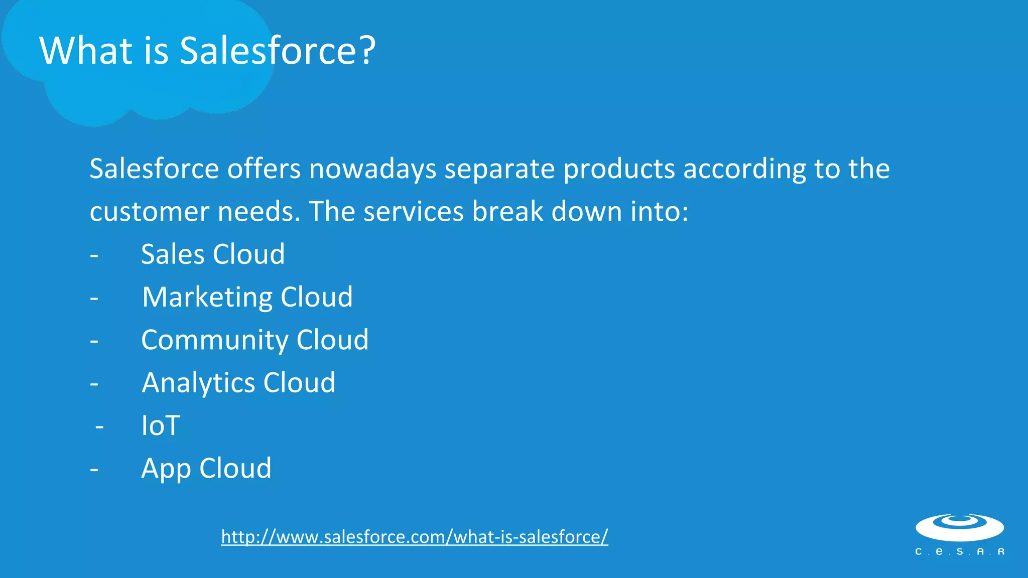 Demystifying salesforce for developers | PPT