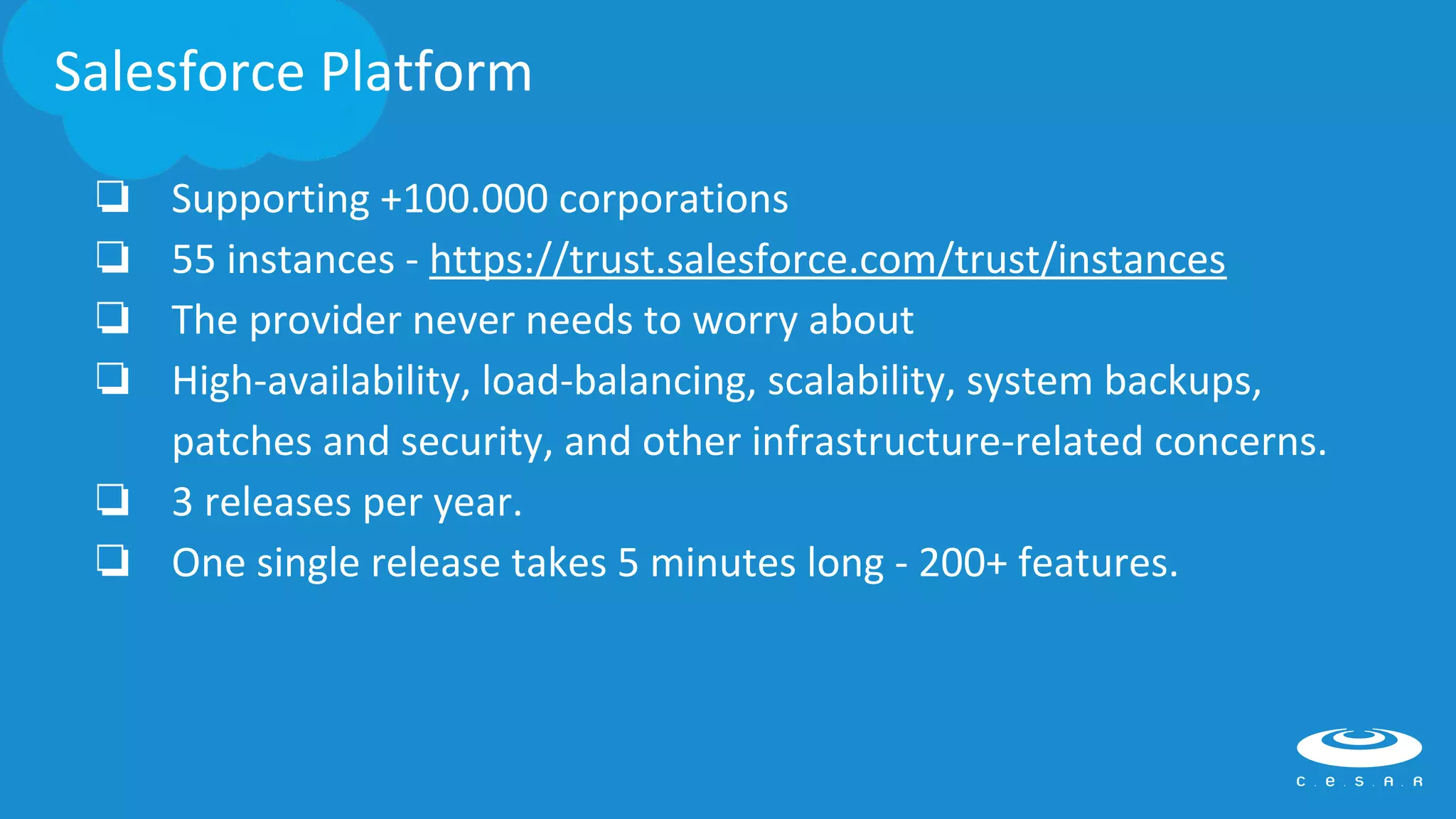 Demystifying salesforce for developers | PPT