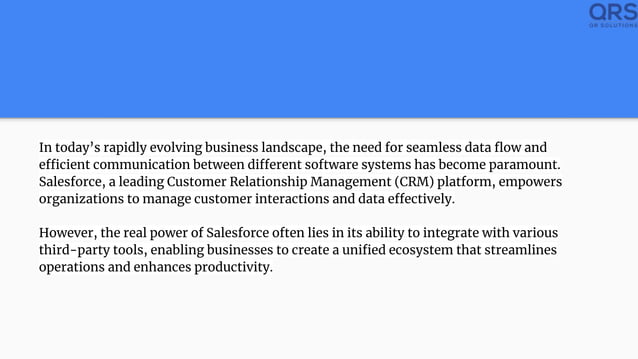 Demystifying Salesforce Integrations _ Connecting with Third-Party ... Demystifying Salesforce Integrations _ Connecting with Third-Party ...