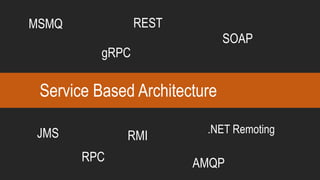 Demystifying service based architecture | PPTX