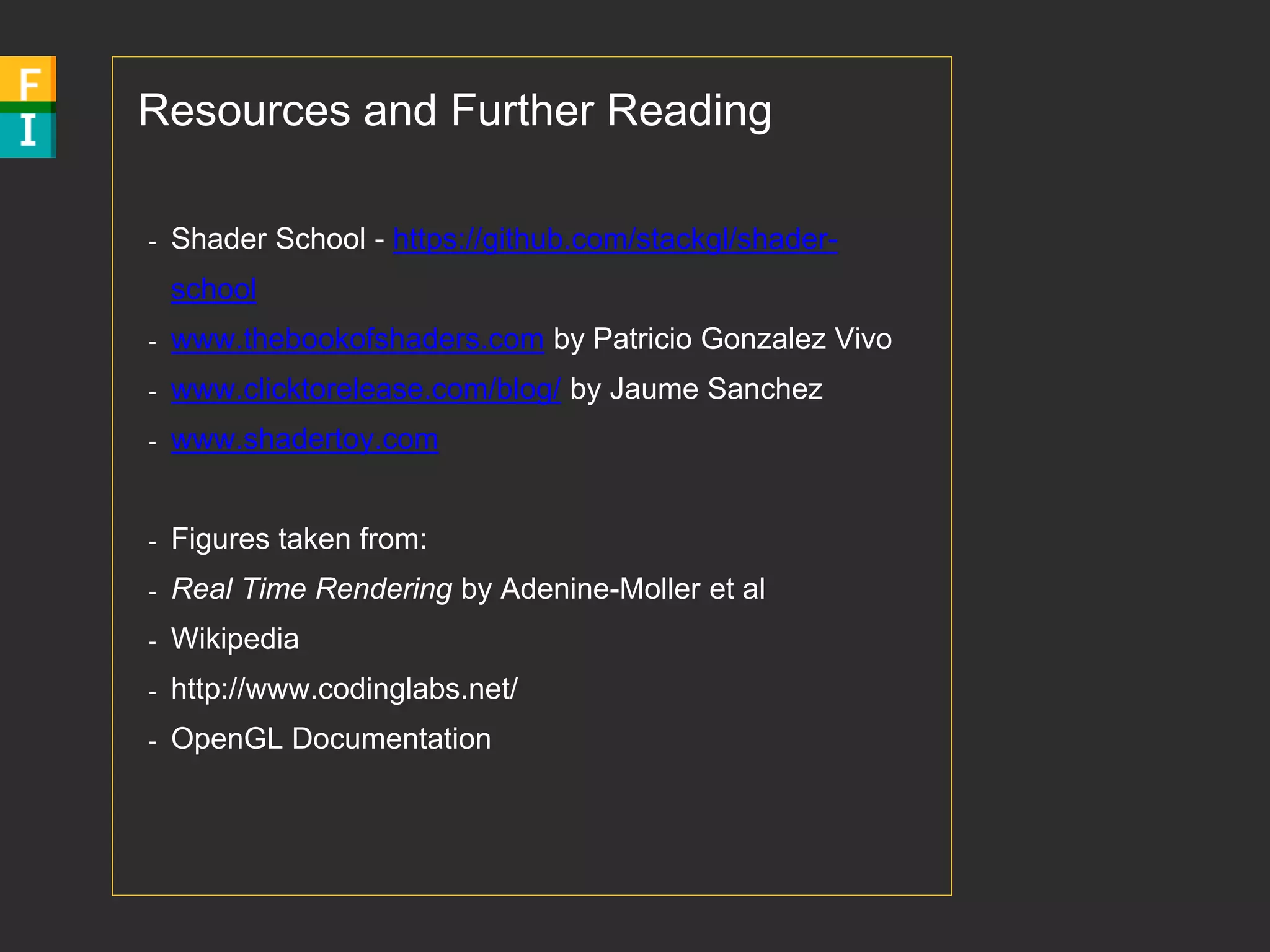 Demystifying shaders | PPTX
