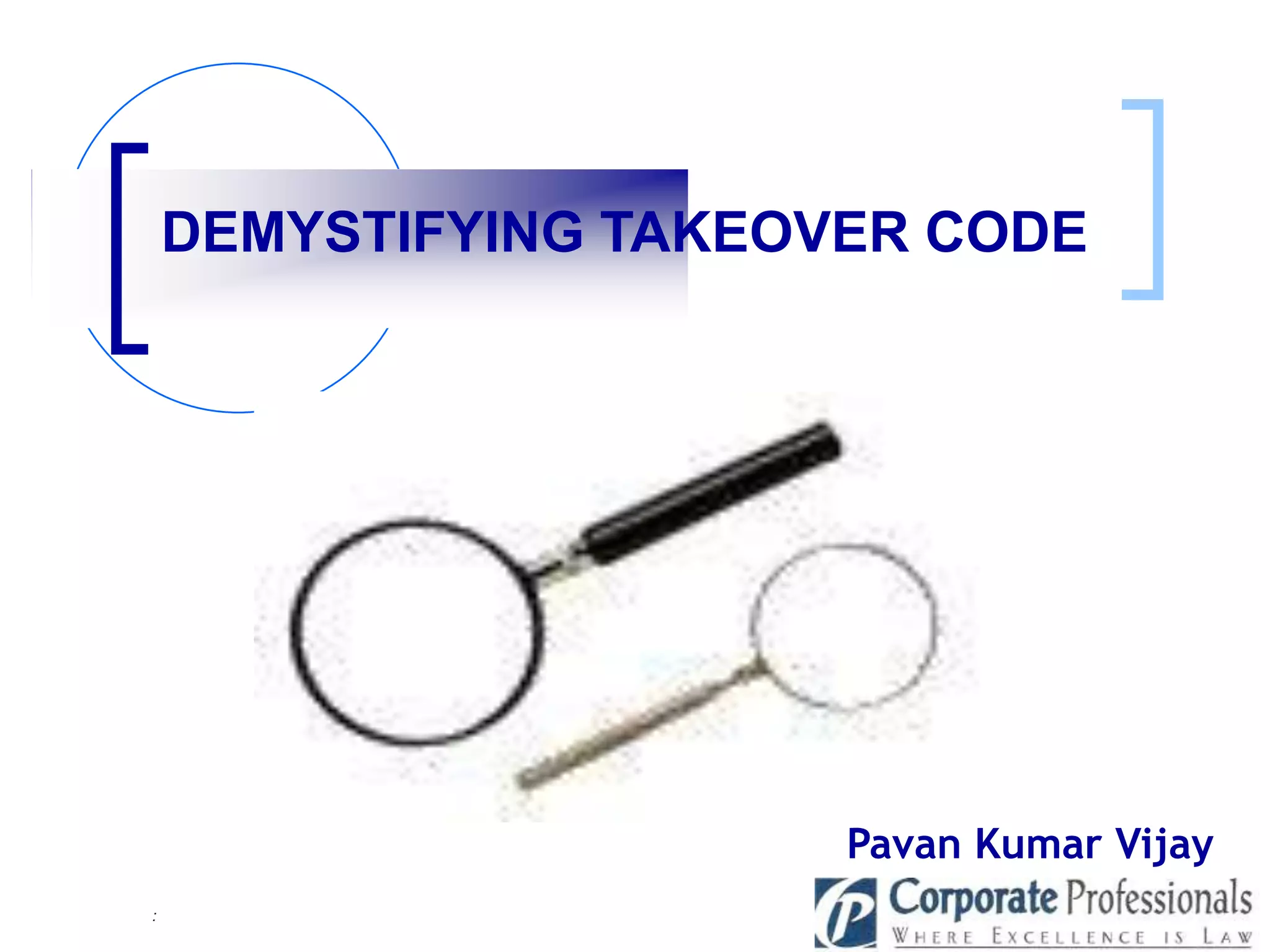 Demystifying Takeover Code | PPT