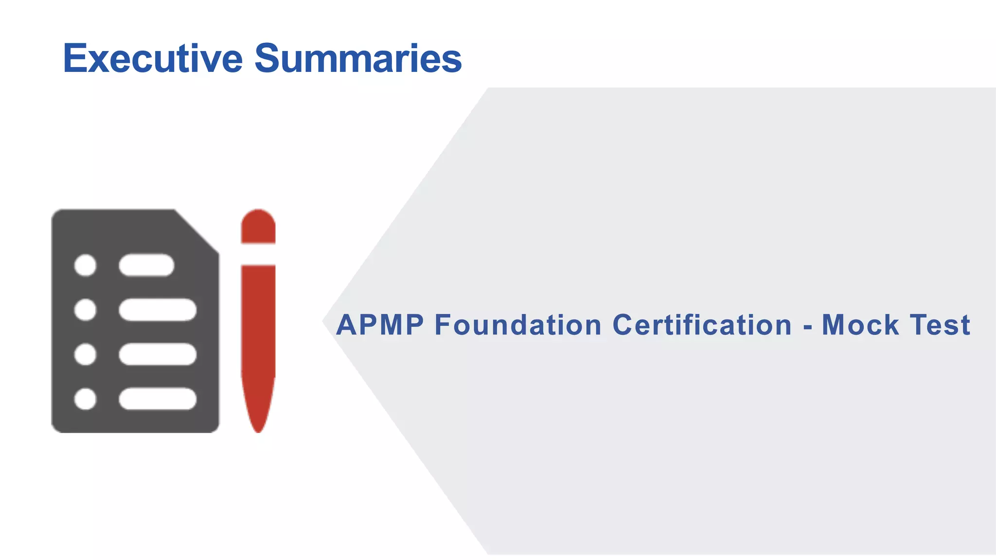 Demystifying the APMP Foundation Certification | PDF