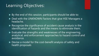 Demystifying the concepts of hazard avoidance in a dynamic work ...