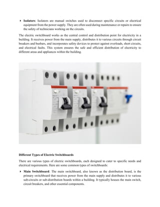 Demystifying the Electric Switchboard: Everything You Need to Know! | PDF