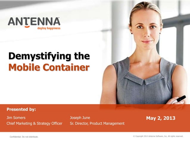 Demystifying the Mobile Container - PART I | PPT