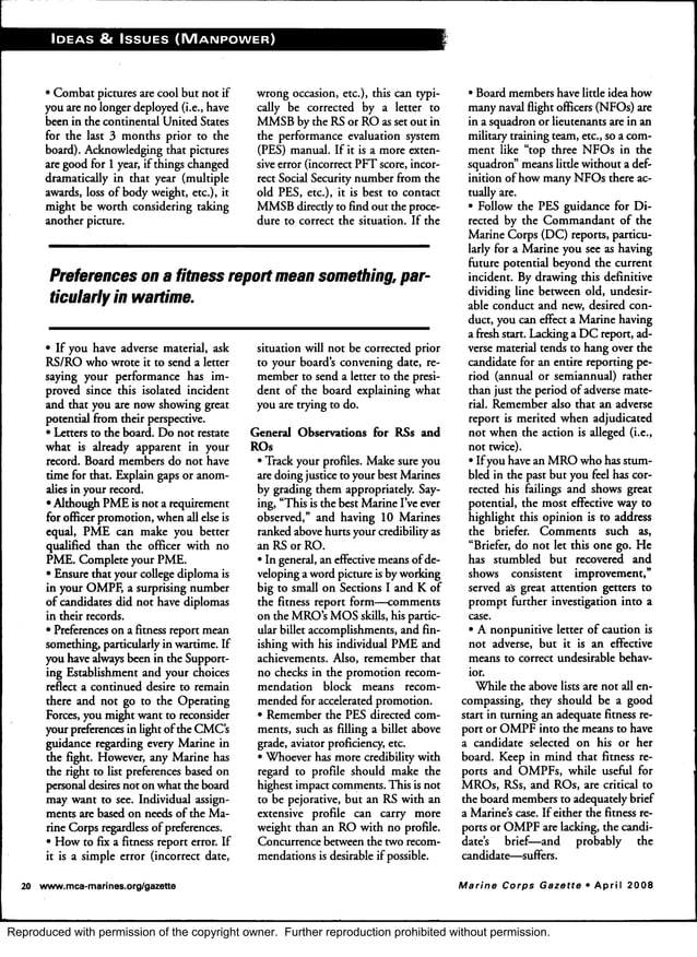 Demystifying the promotion board process | PDF