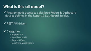 Demystifying the salesforce reports api | PPTX | Internet | Computing