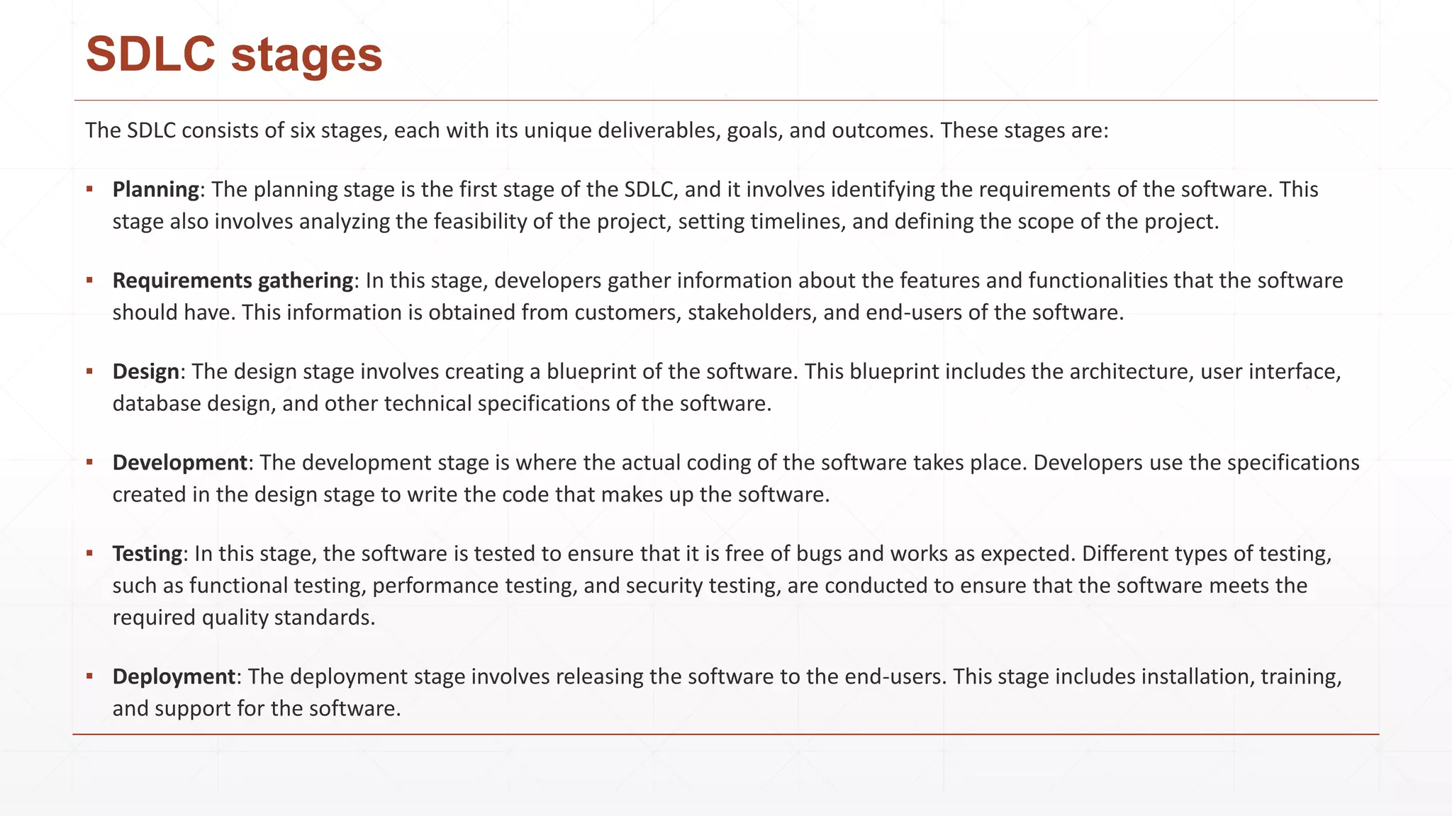 Demystifying the Software Development Life Cycle Understanding the Steps to Build Quality ...