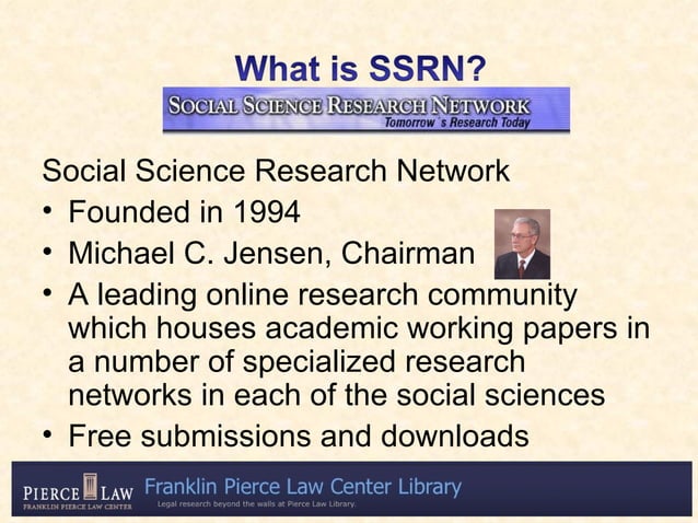 Demystifying The SSRN Process | PPT