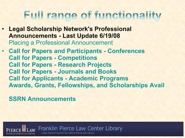 Demystifying The SSRN Process | PPT