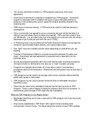 Demystifying transfer of development rights