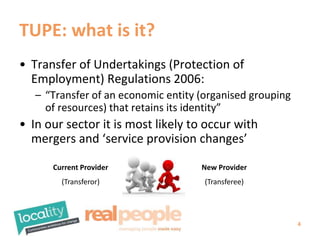 Demystifying TUPE - by HR experts Real People | PPTX | Business ...
