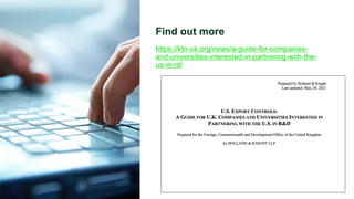 Demystifying US Export Control Regulations for Dual-Use Technologies | PDF