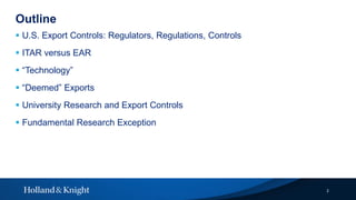 Demystifying US Export Control Regulations for Dual-Use Technologies | PDF