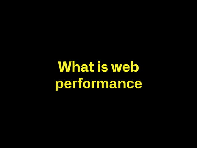 Demystifying web performance tooling and metrics | PPT