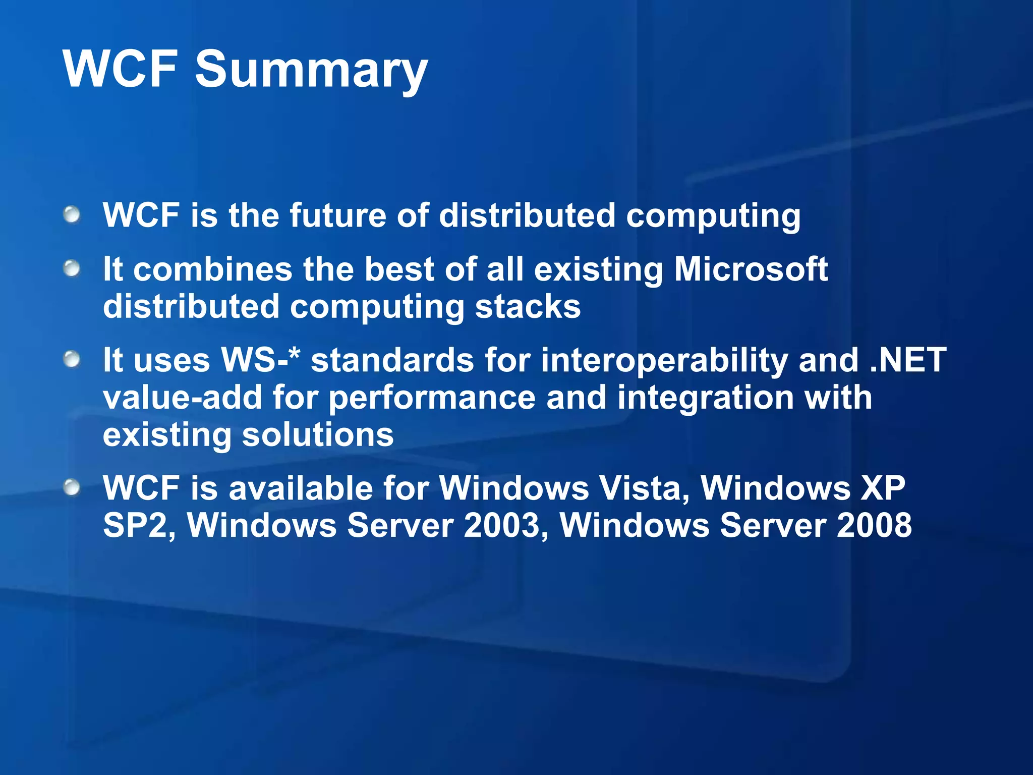 Demystifying windowscommunicationfoundation | PPT