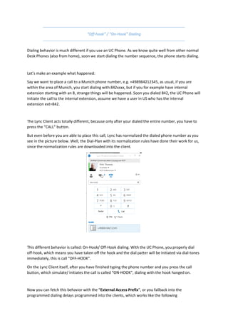 Demystify lync enterprise voice phone numbers and extension | PDF