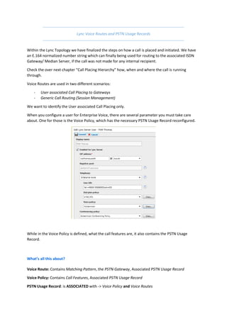 Demystify lync enterprise voice phone numbers and extension | PDF