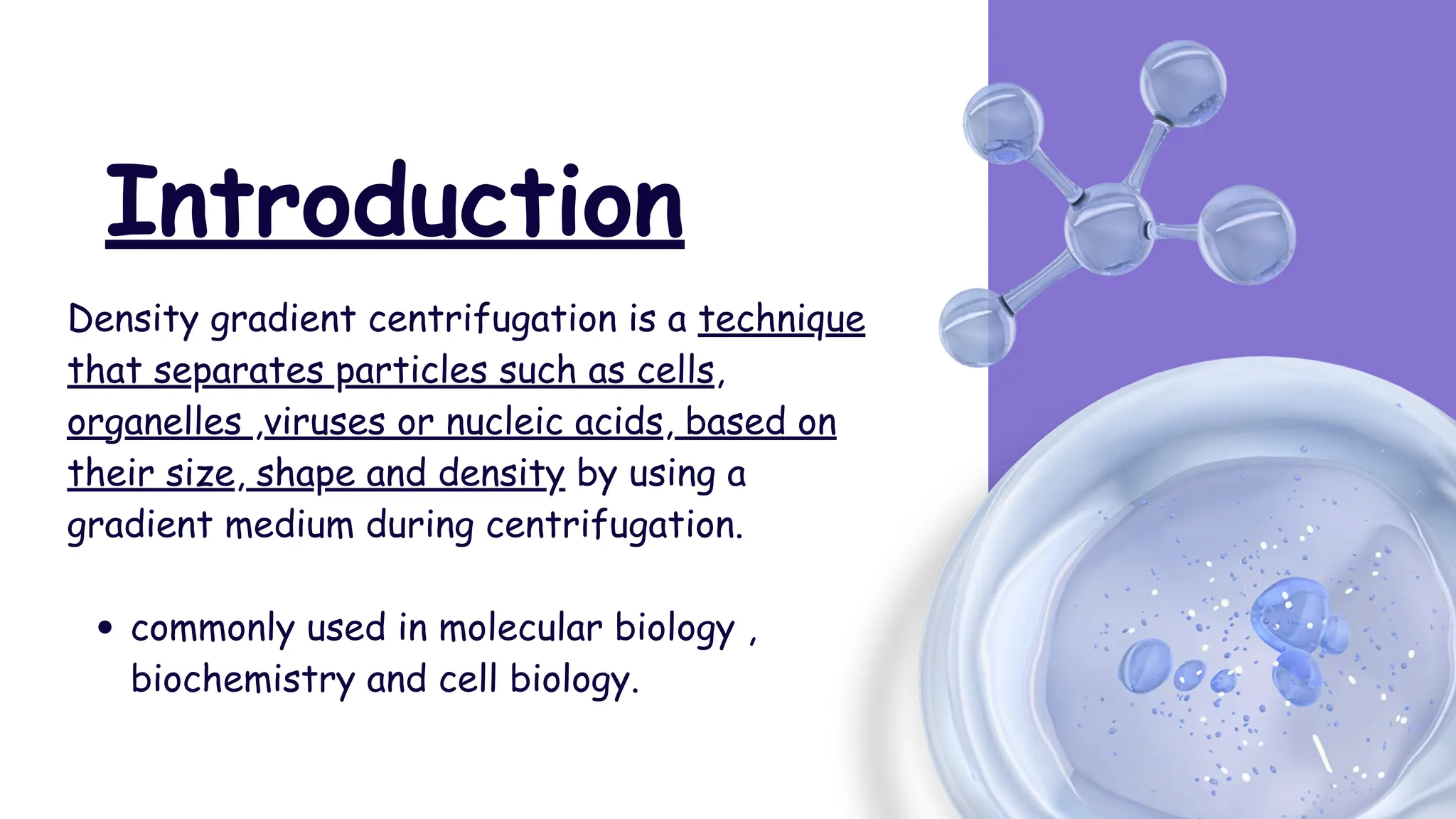 Density gradient centrifugation technique | PDF