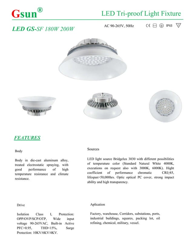 Den led-highbay-gsun | PDF