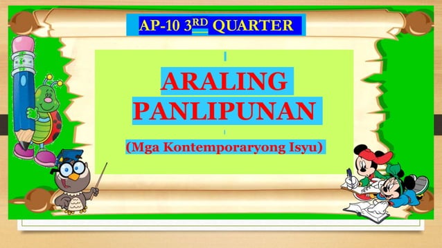 DENAGA-COT 3RD QTR-AP10...MY TOPIC PRESNTED | PPT