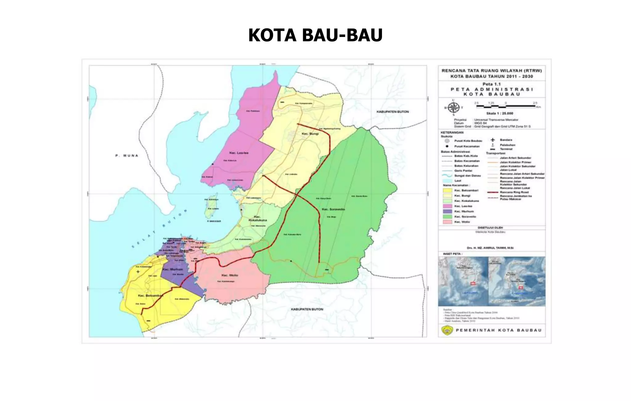 Denah kota bau bau | DOCX