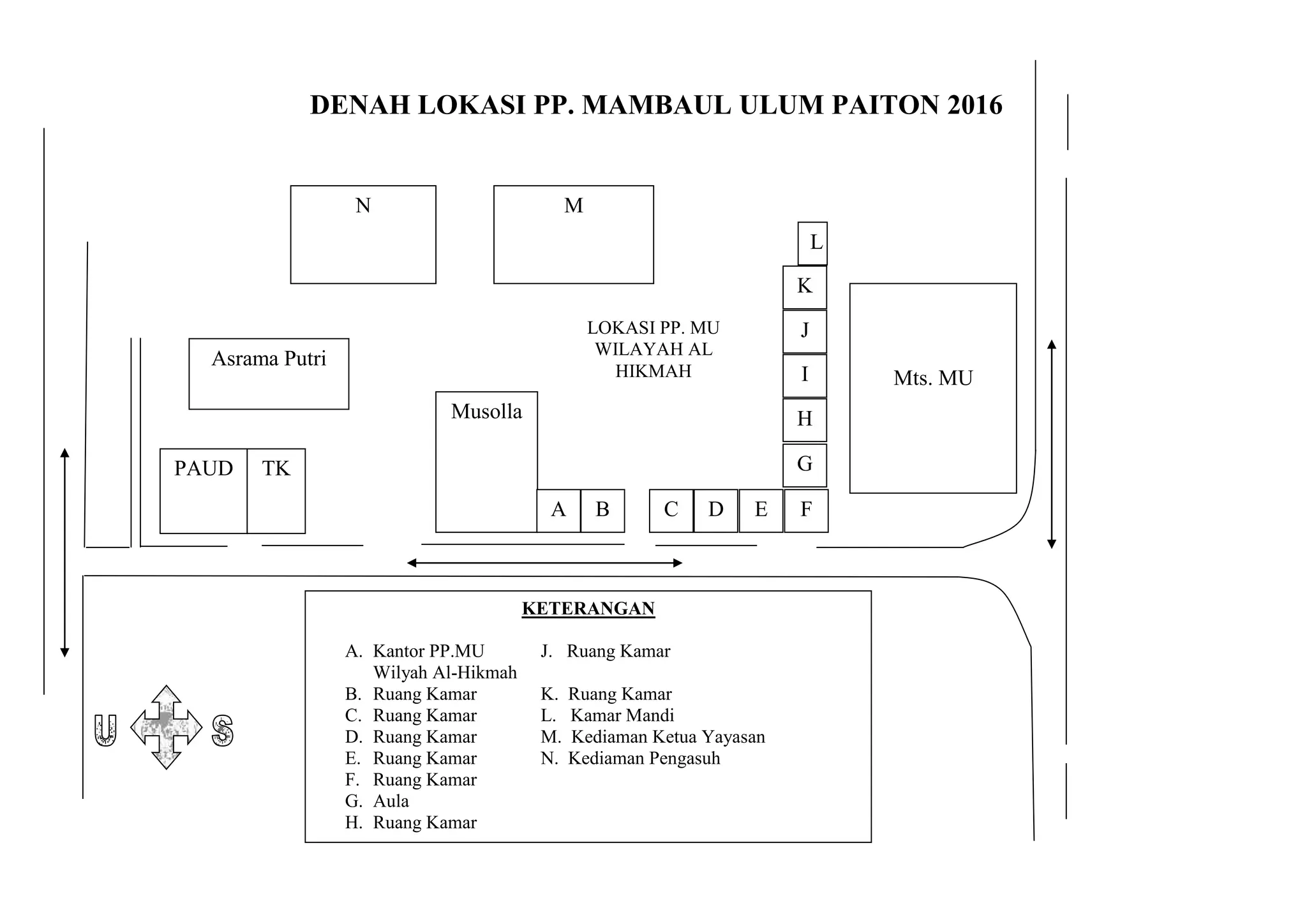 denah lokasi yang akan dilaksanakan oleh .doc