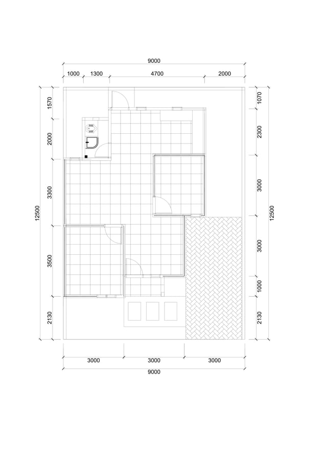 Denah rumah type 54 purwodadi | PDF