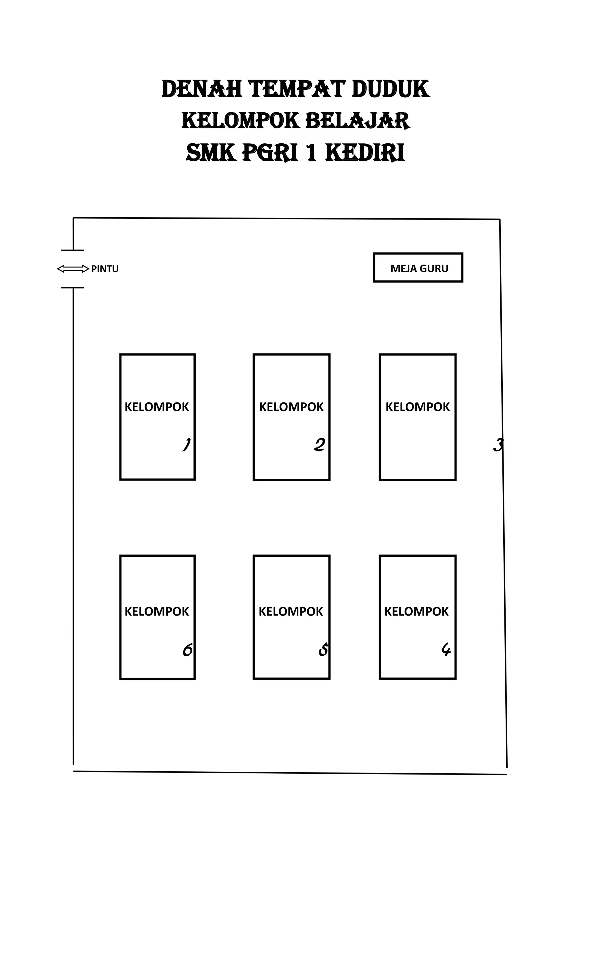 Denah tempat duduk klmpok bljar | PDF