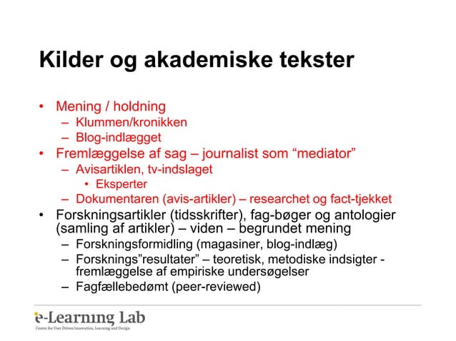 Den akademiske madpyramide | PPT