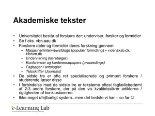 Den akademiske madpyramide | PPTX