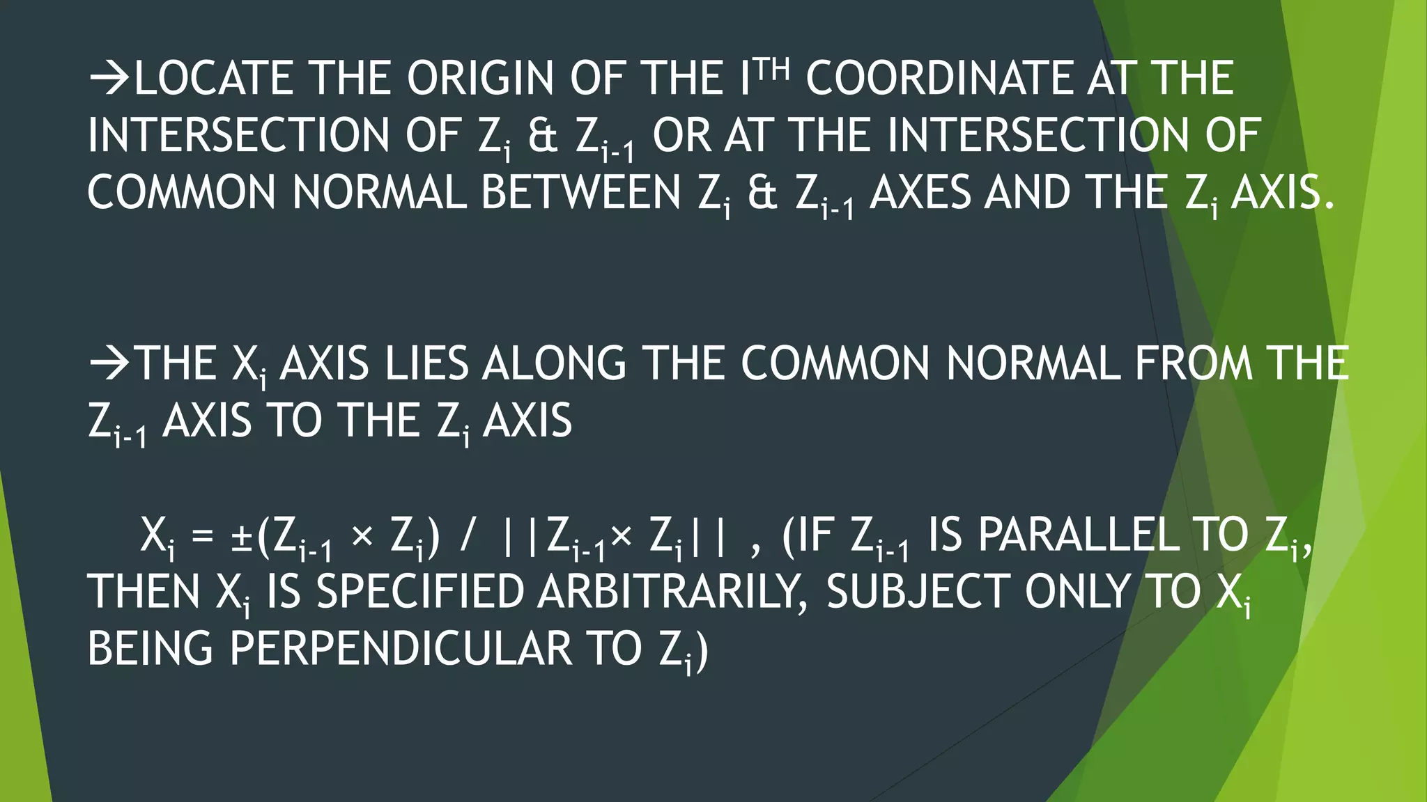 Denavit Hartenberg Algorithm | PDF