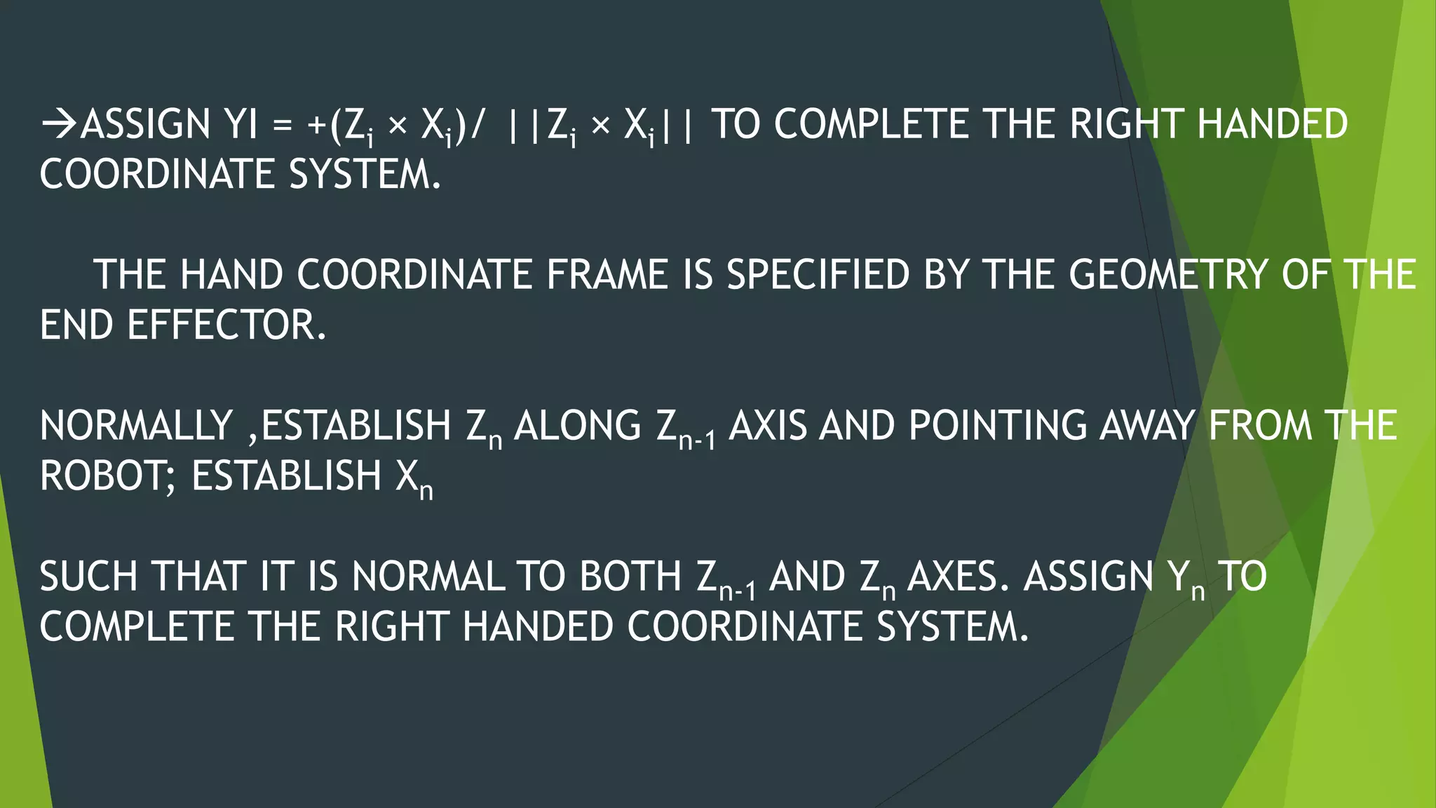 Denavit Hartenberg Algorithm | PDF